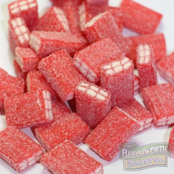Fizzy Strawberry Bricks – The Beechworth Sweet Co.
