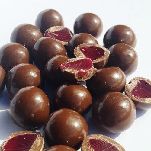 Milk Chocolate Coated Raspberry Jellies – The Beechworth Sweet Co.